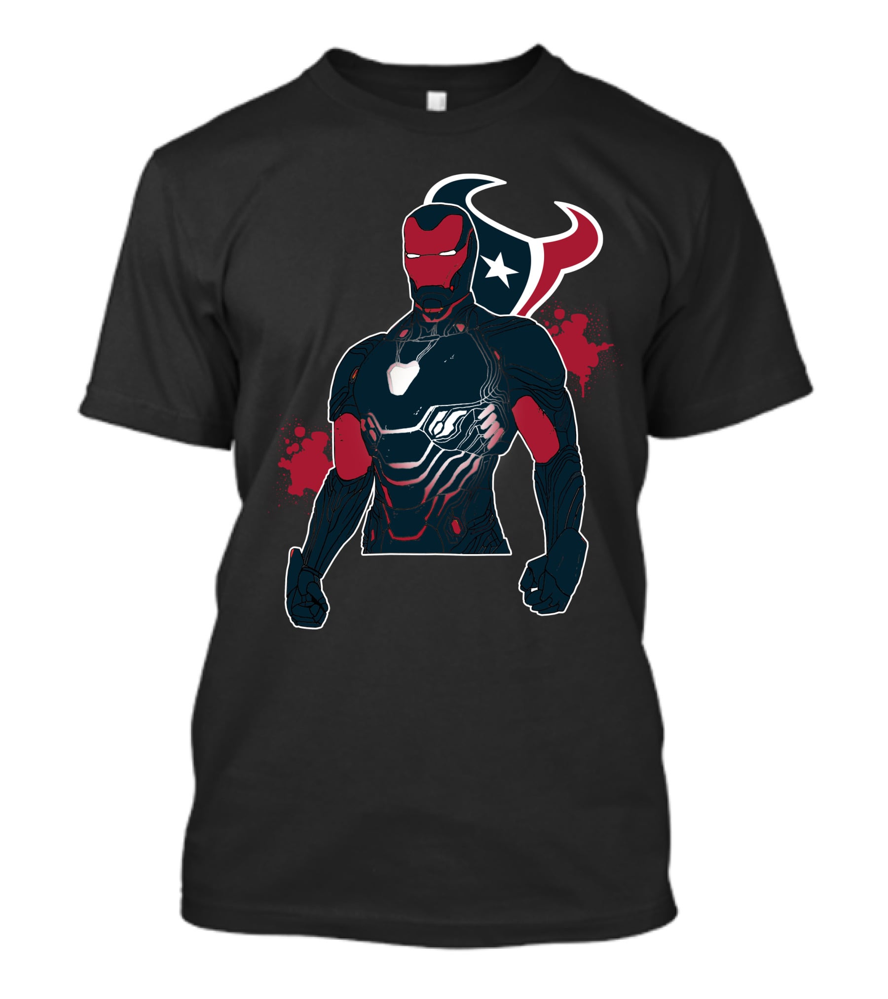 Iron Man Texans Mashup T-Shirt