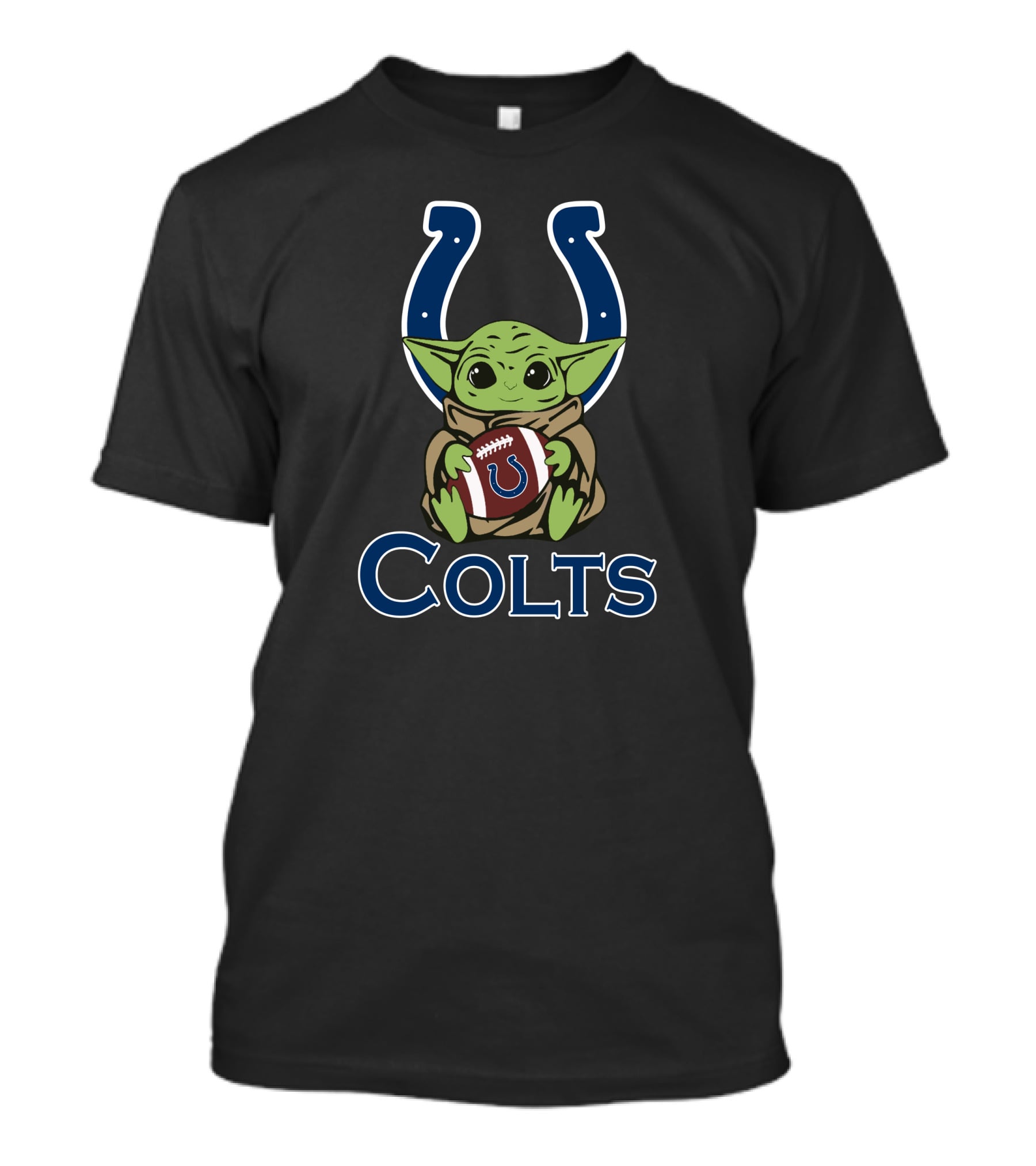 Colts Baby Yoda Star Wars Football T-Shirt