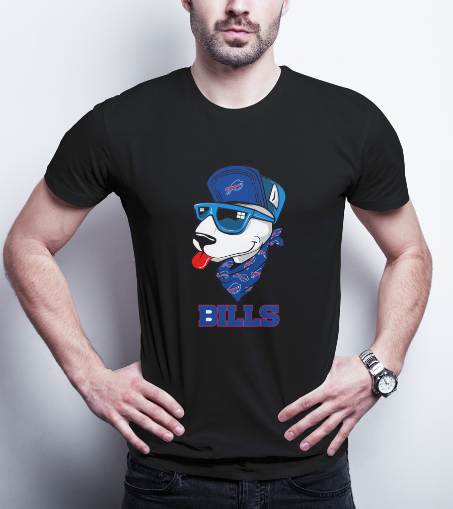 Bills Bull Terrier Cool Buffalo Fan Gear T-Shirt