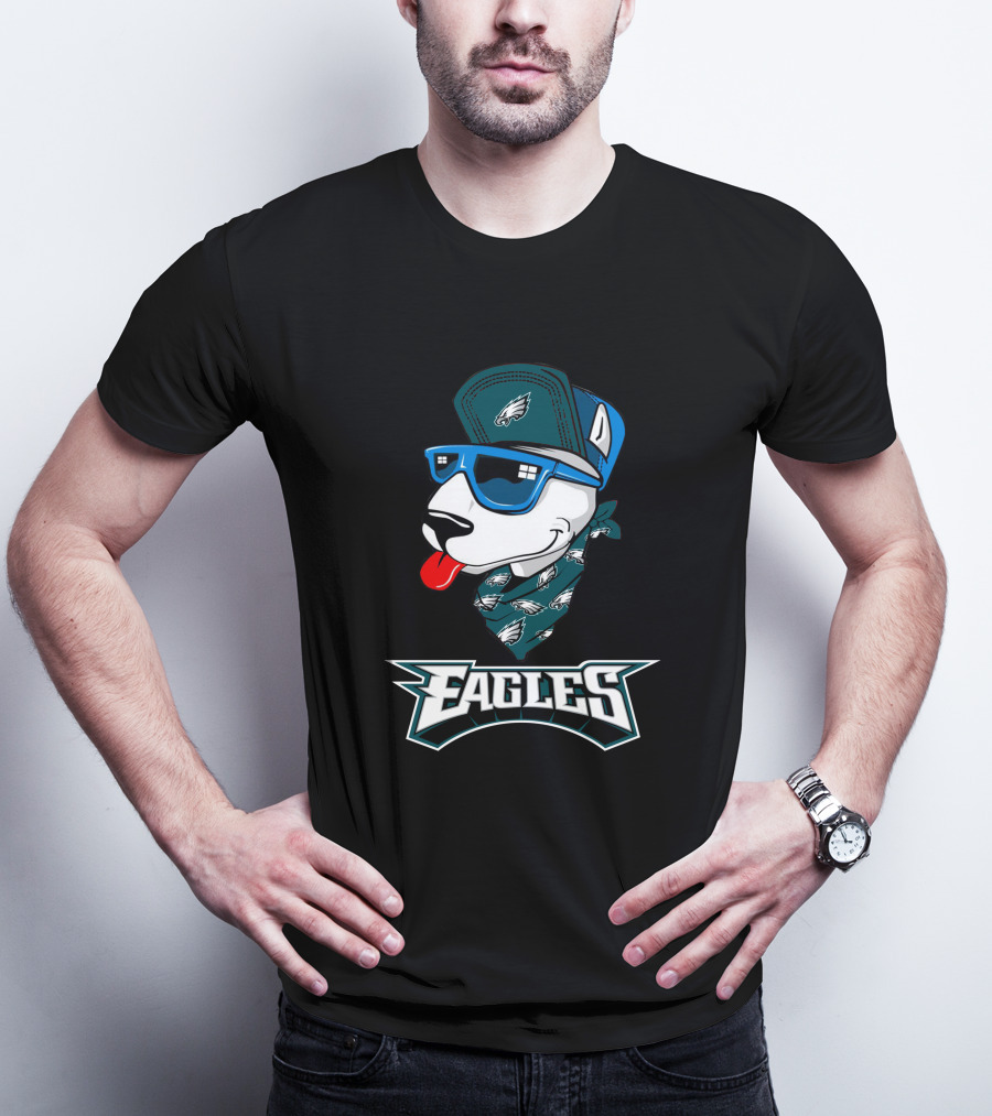 Eagles Bull Terrier Cool Dog Philadelphia Fan Merch T-Shirt