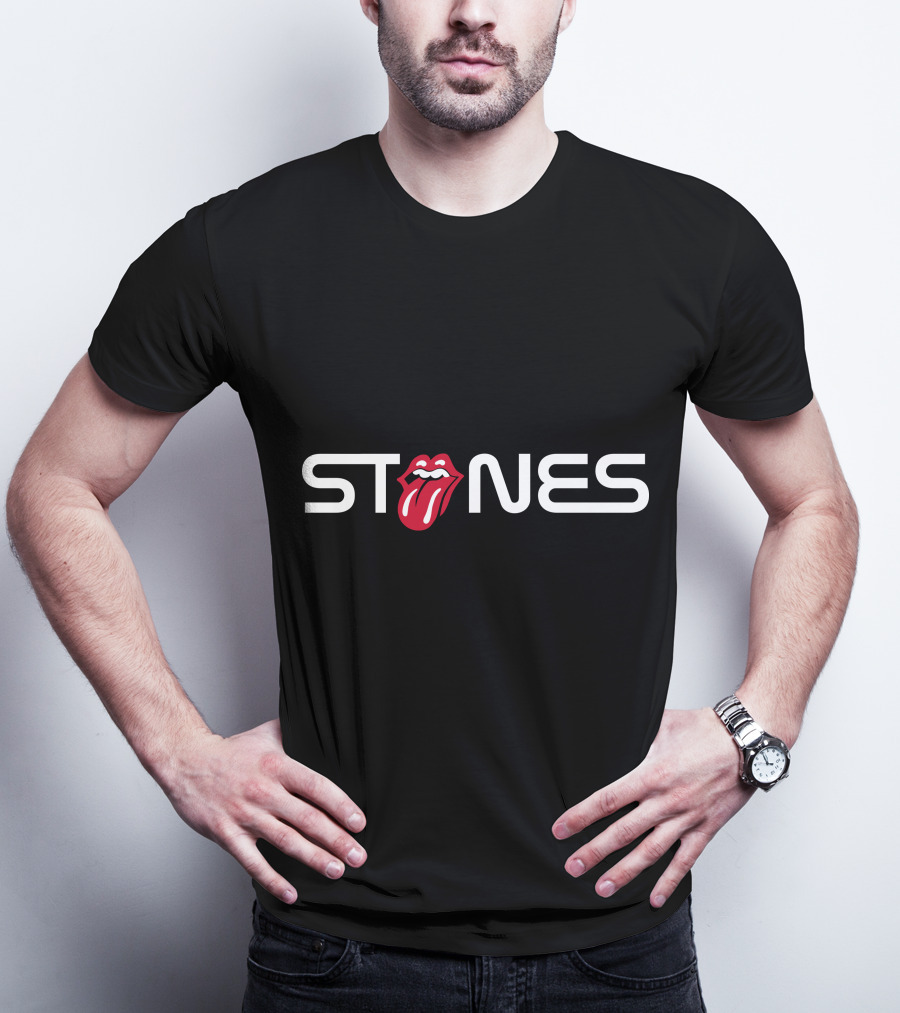Charlie Watts Rolling Stones Tongue Logo Stones T-Shirt