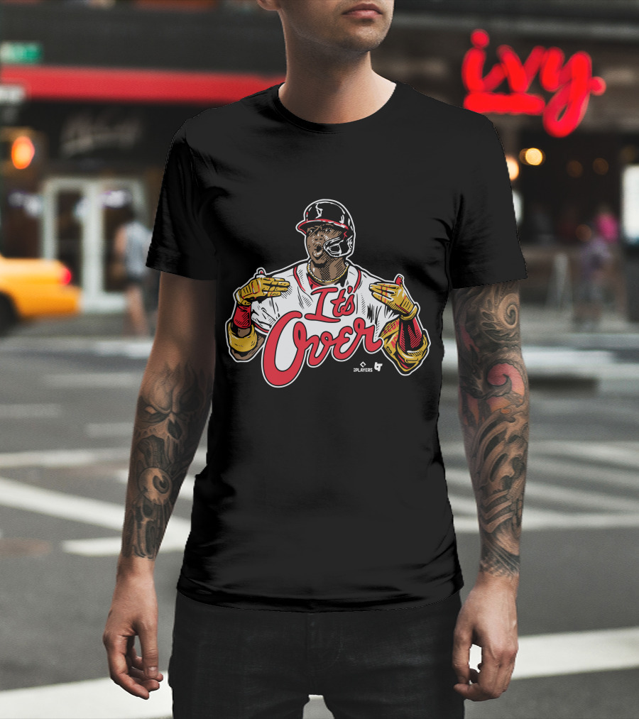 It's Over Baseball Illustration By 7Players And BT Skills T-Shirt