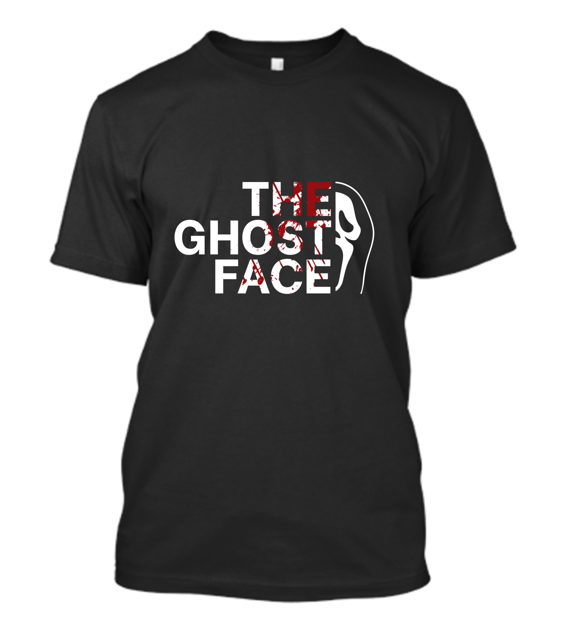 The Ghost Face Blood Splatter Mask T-Shirt