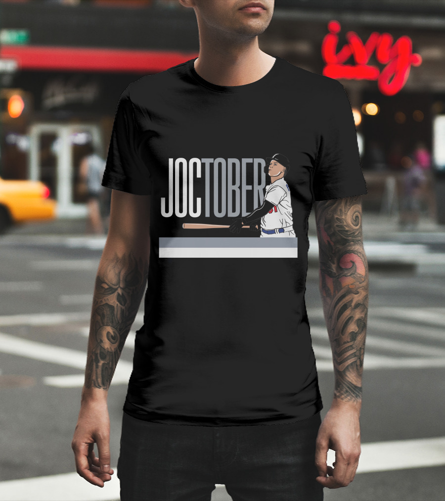 Joctober Baseball Player Batting Iconic Moment T-Shirt