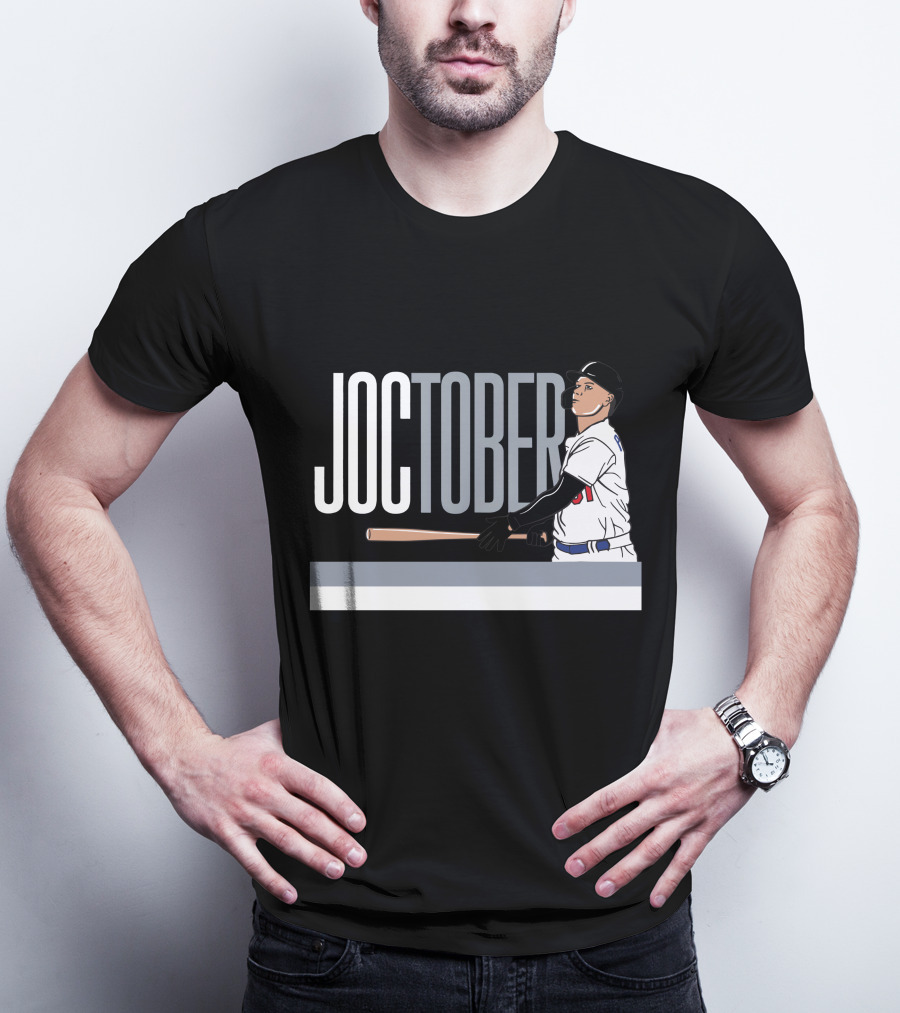 Joctober Baseball Player Batting Iconic Moment T-Shirt