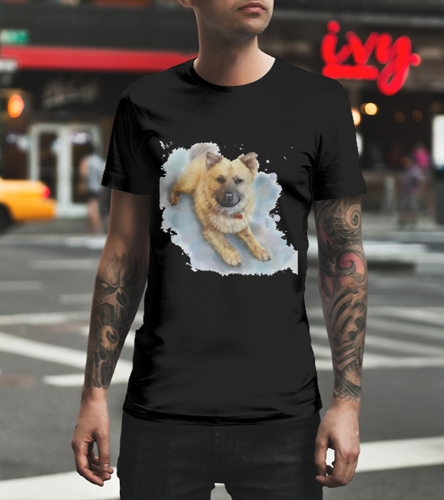 Watercolor Puppy Zen T-Shirt