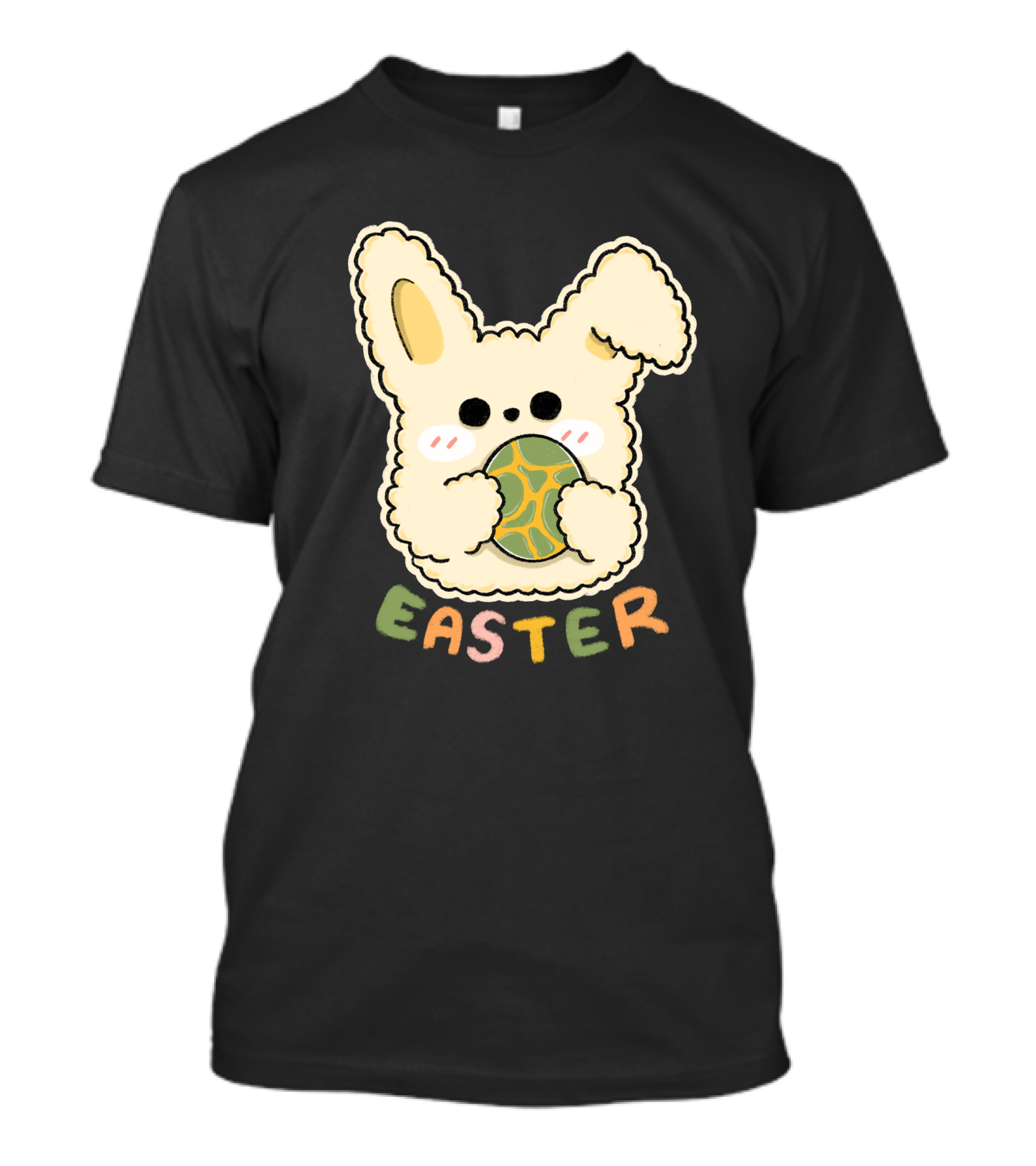 Easter Bunny Holding Easter Egg Sticker T-Shirt