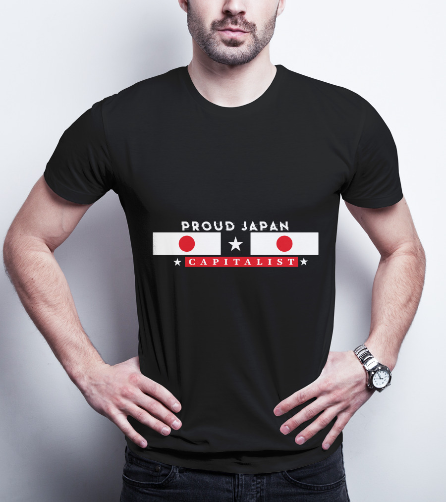 Proud Japan Capitalist Red Circle Star T-Shirt