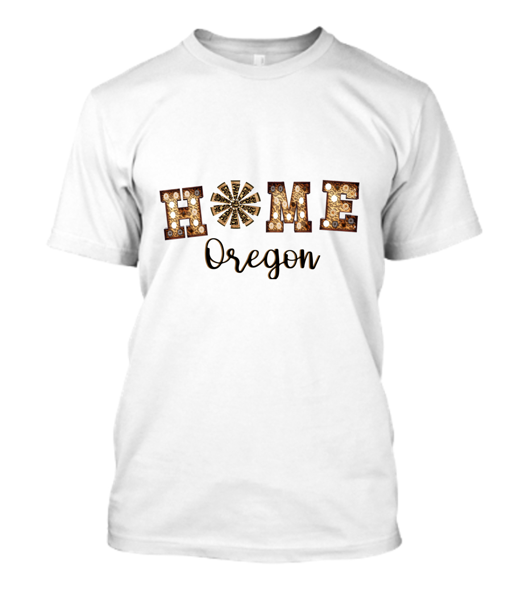 Rusty Vintage Home Oregon Lights T-Shirt