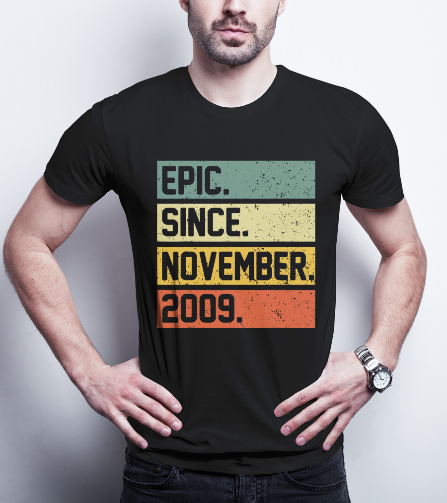 Epic Since November 2009 Retro T-Shirt