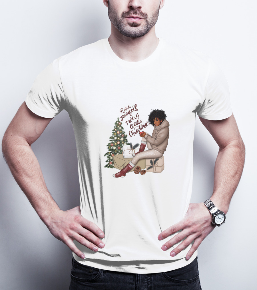 Have Yourself A Merry Melanin Christmas T-Shirt