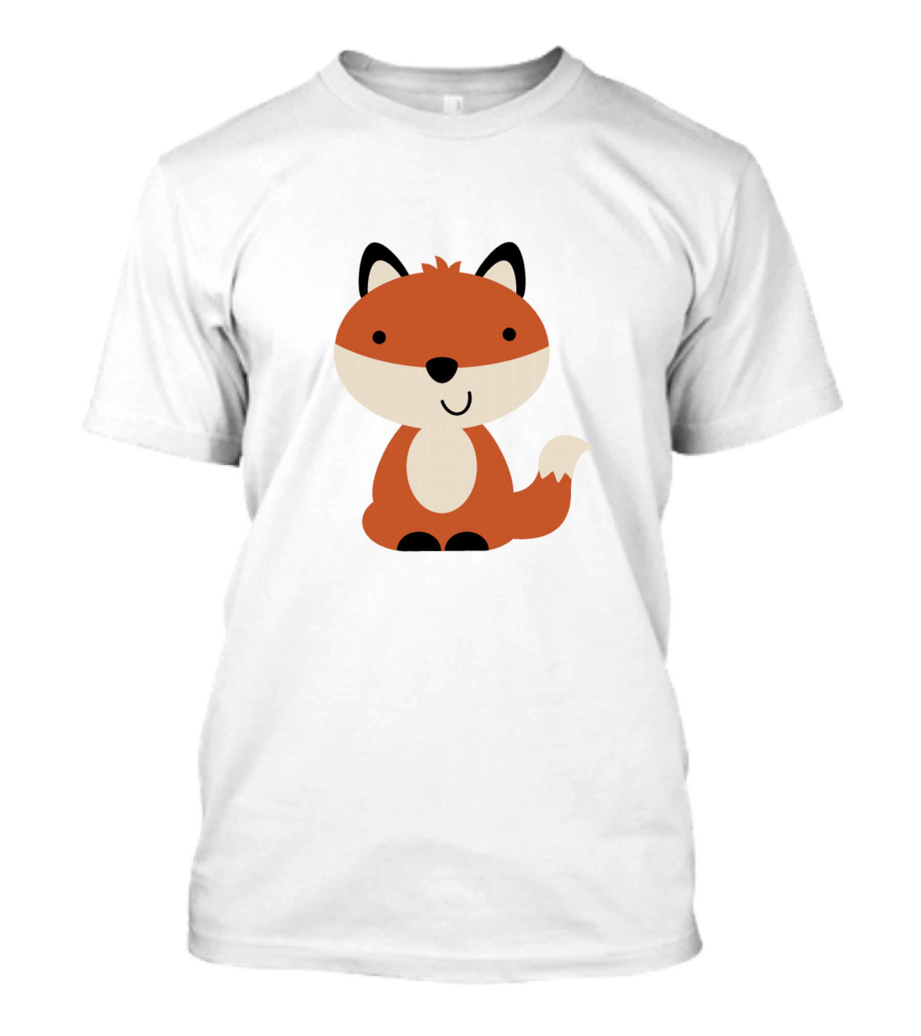 Cute Baby Cartoon Fox T-Shirt
