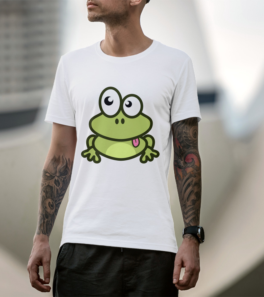 Cute Cartoon Frog Adorable Image T-Shirt