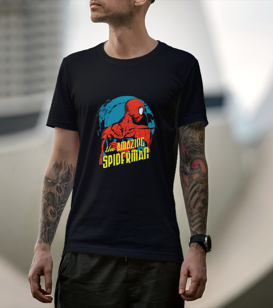 The Amazing Spiderman Heroic Pose T-Shirt
