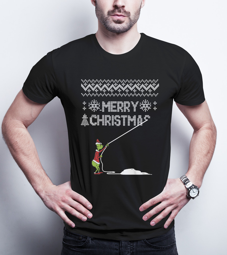 Merry Christmas Grinch Santa T-Shirt