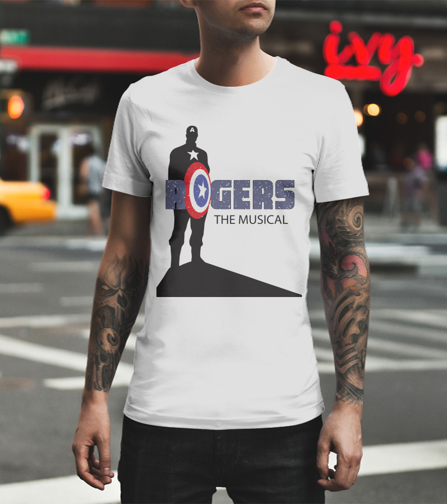 Rogers The Musical Captain America Shield T-Shirt