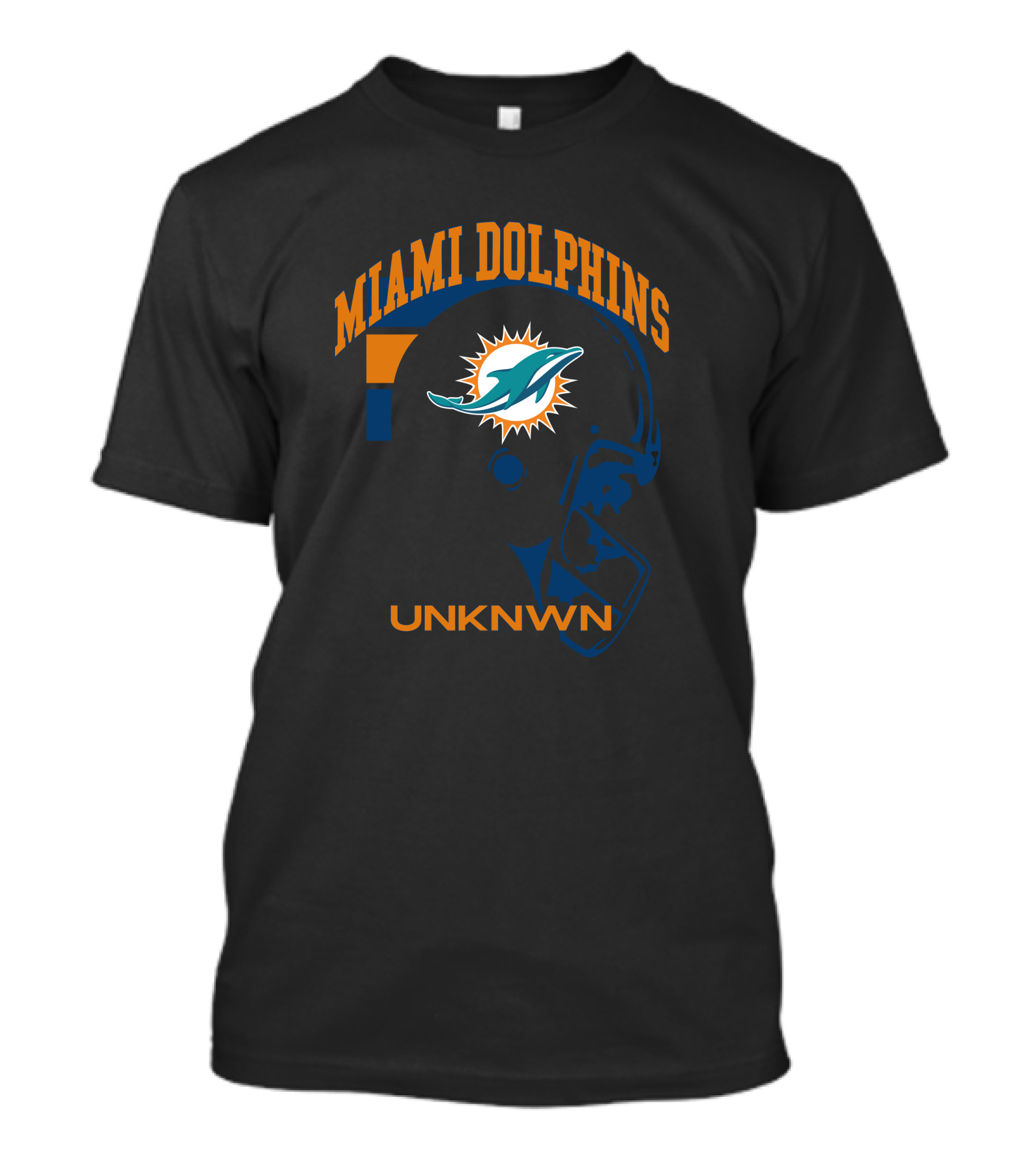 Miami Dolphins UNKNWN Football Helmet T-Shirt