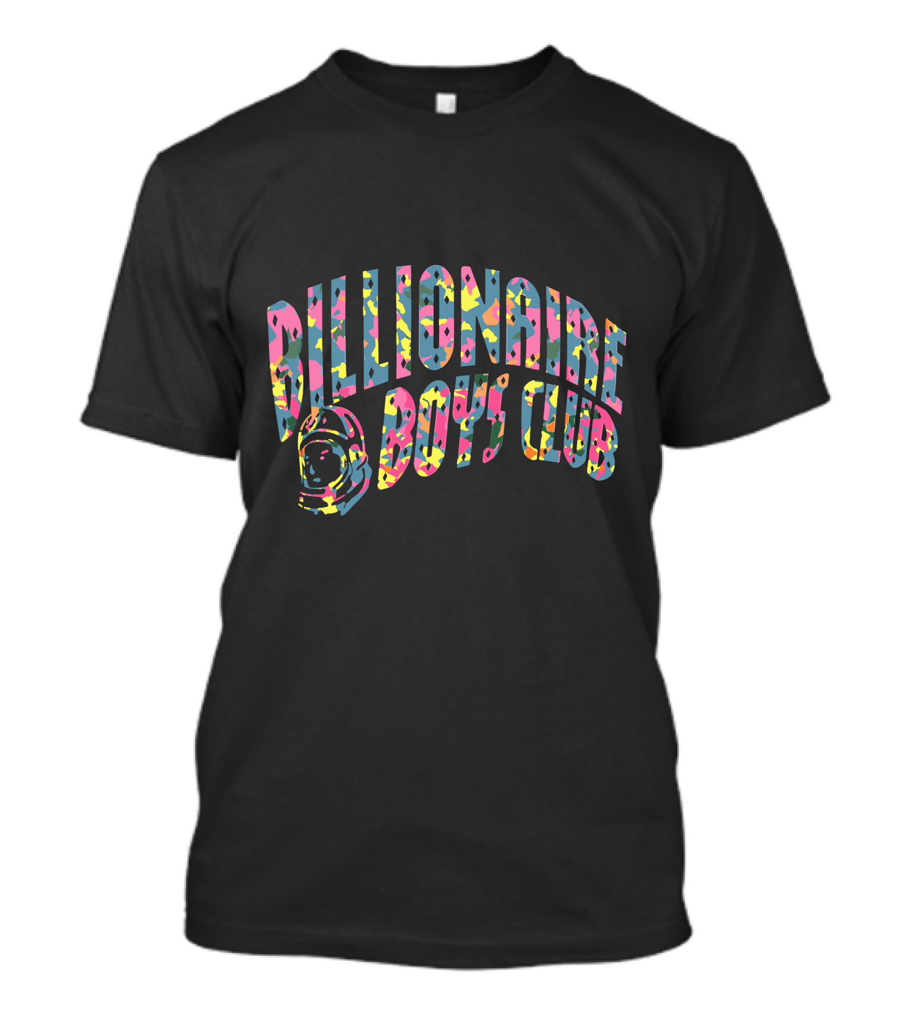 Billionaire Boys Club Colorful Confetti Arch With Astronaut Helmet T-Shirt