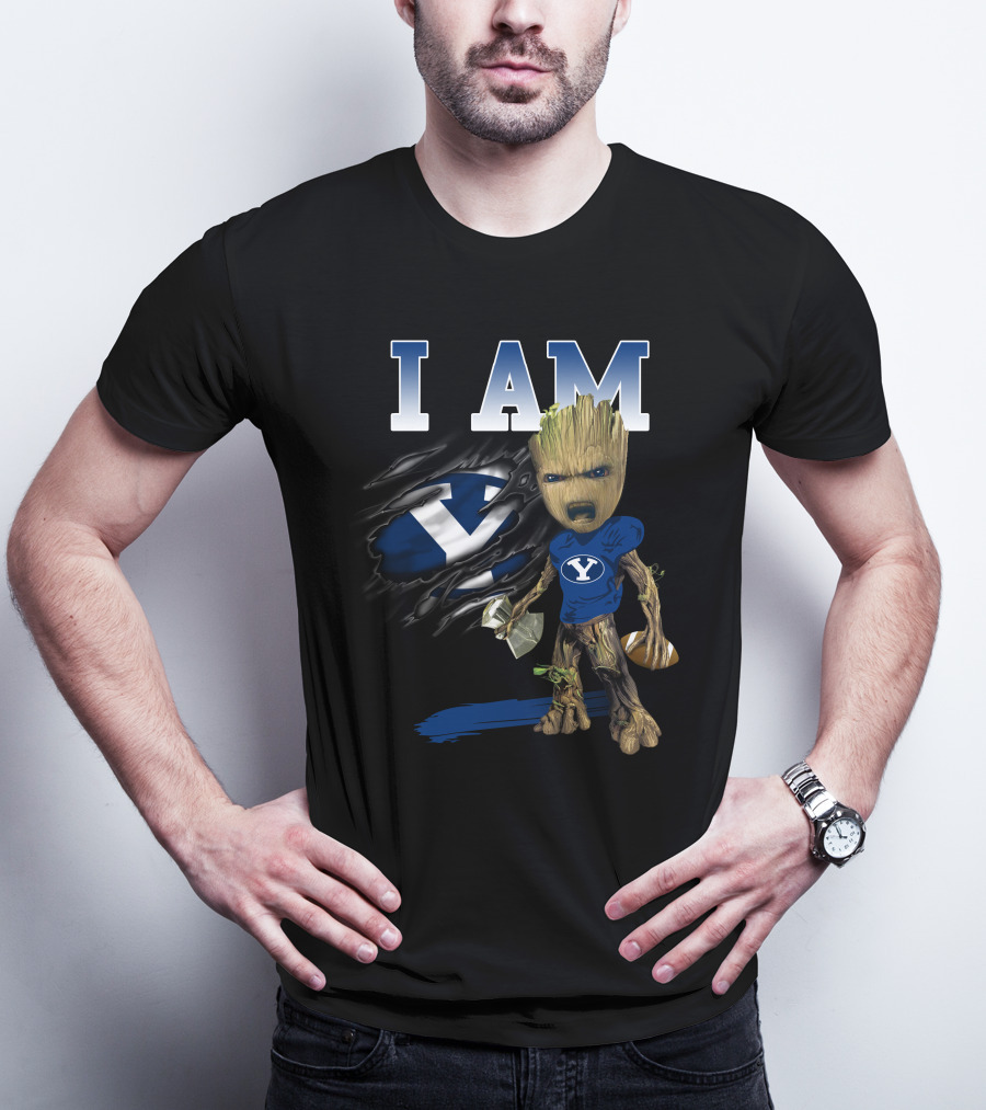 I Am Groot Byu Cougars Football T-Shirt