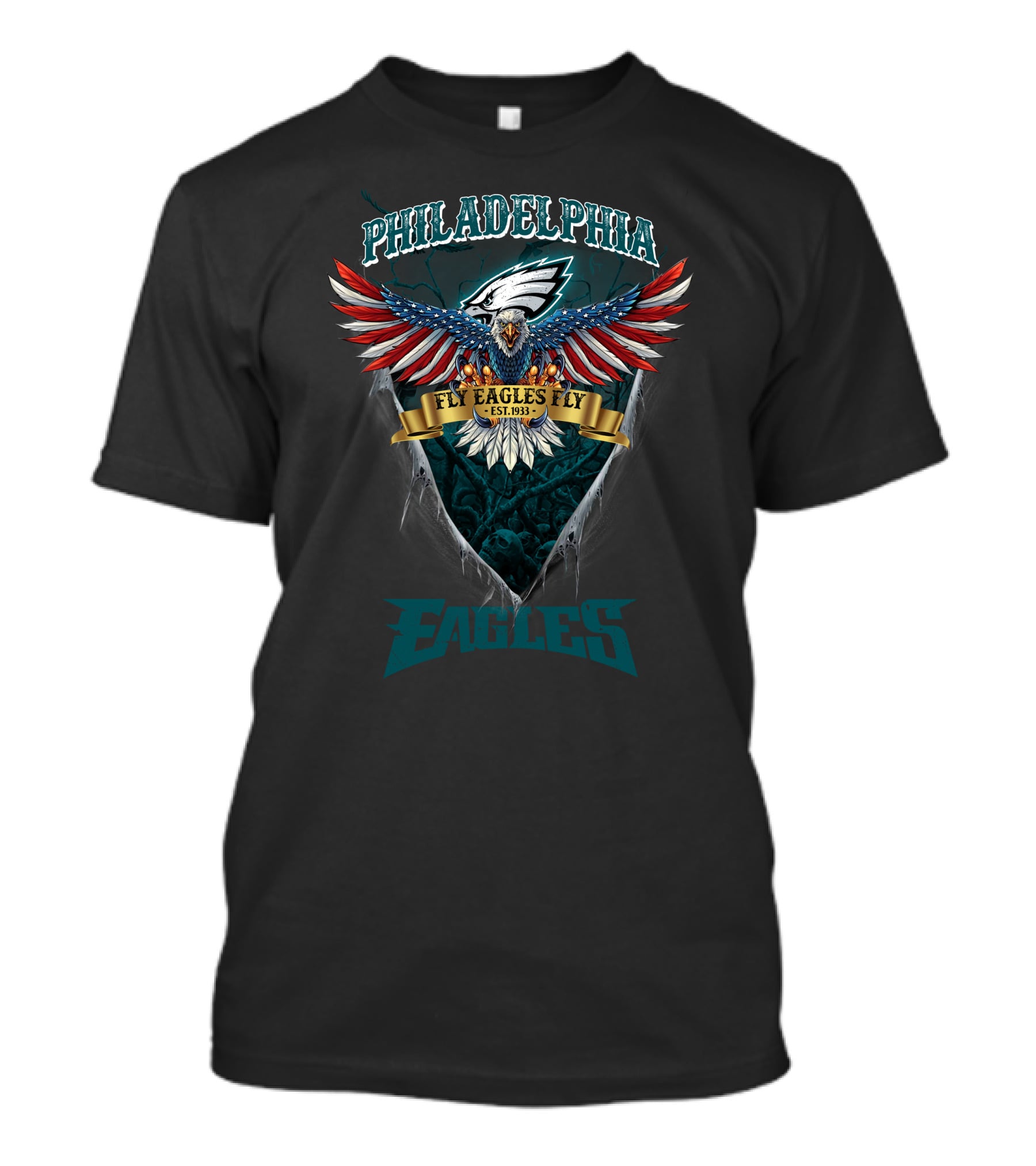 Philadelphia Eagles Fly Eagles Fly Us Eagle Est. 1933 T-Shirt