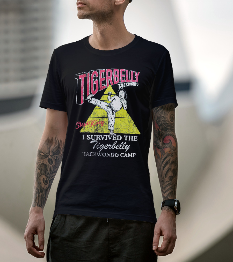 Tigerbelly Taekwondo SleptKing I Survived The Tigerbelly Taekwondo Camp T-Shirt