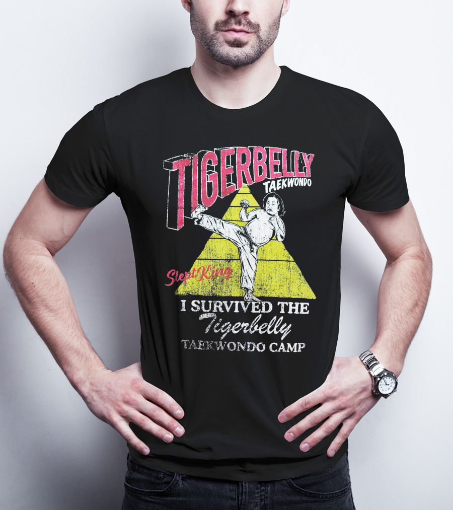 Tigerbelly Taekwondo SleptKing I Survived The Tigerbelly Taekwondo Camp T-Shirt