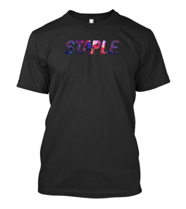 Entergalactic Staple Bike Chase Urban Night Scene T-Shirt