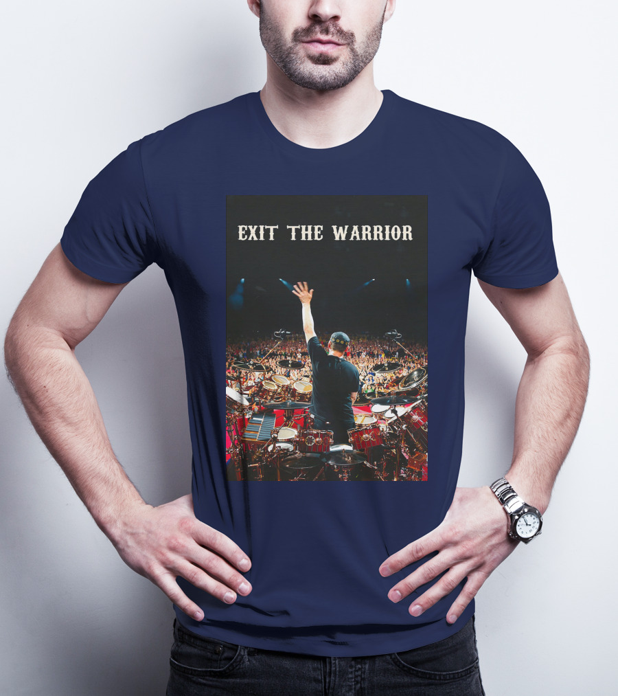 Exit The Warrior Neil Peart Drumming Performance Live Concert T-Shirt
