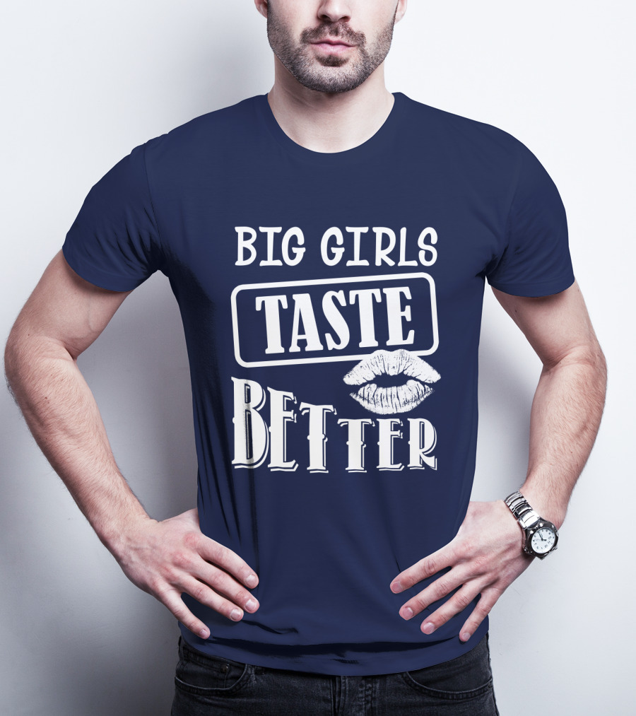 Big Girls Taste Better Lip Oversized T-Shirt