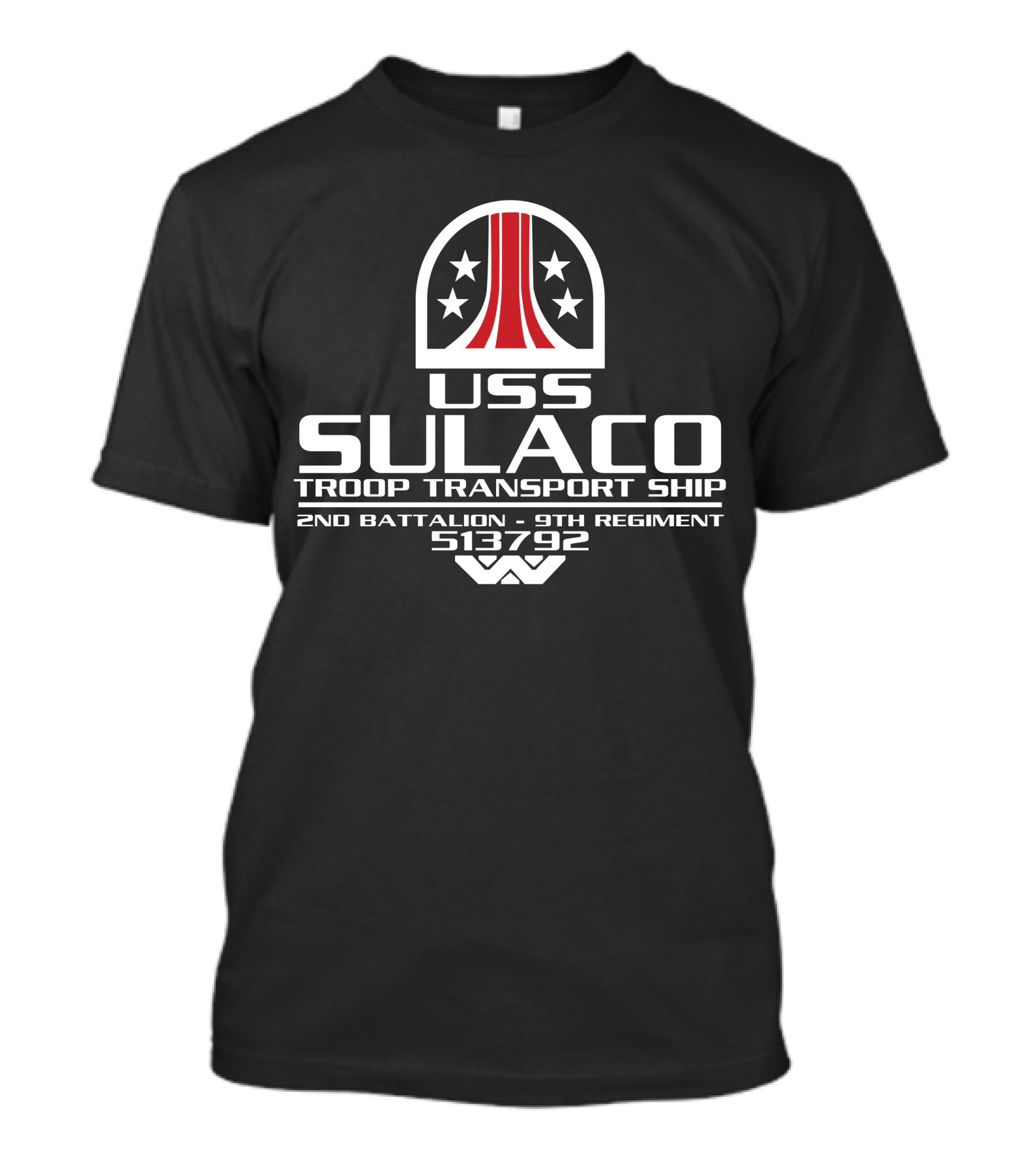 USS Sulaco Troop Transport Ship 2nd Battalion 9th Regiment 513792 Alien T-Shirt