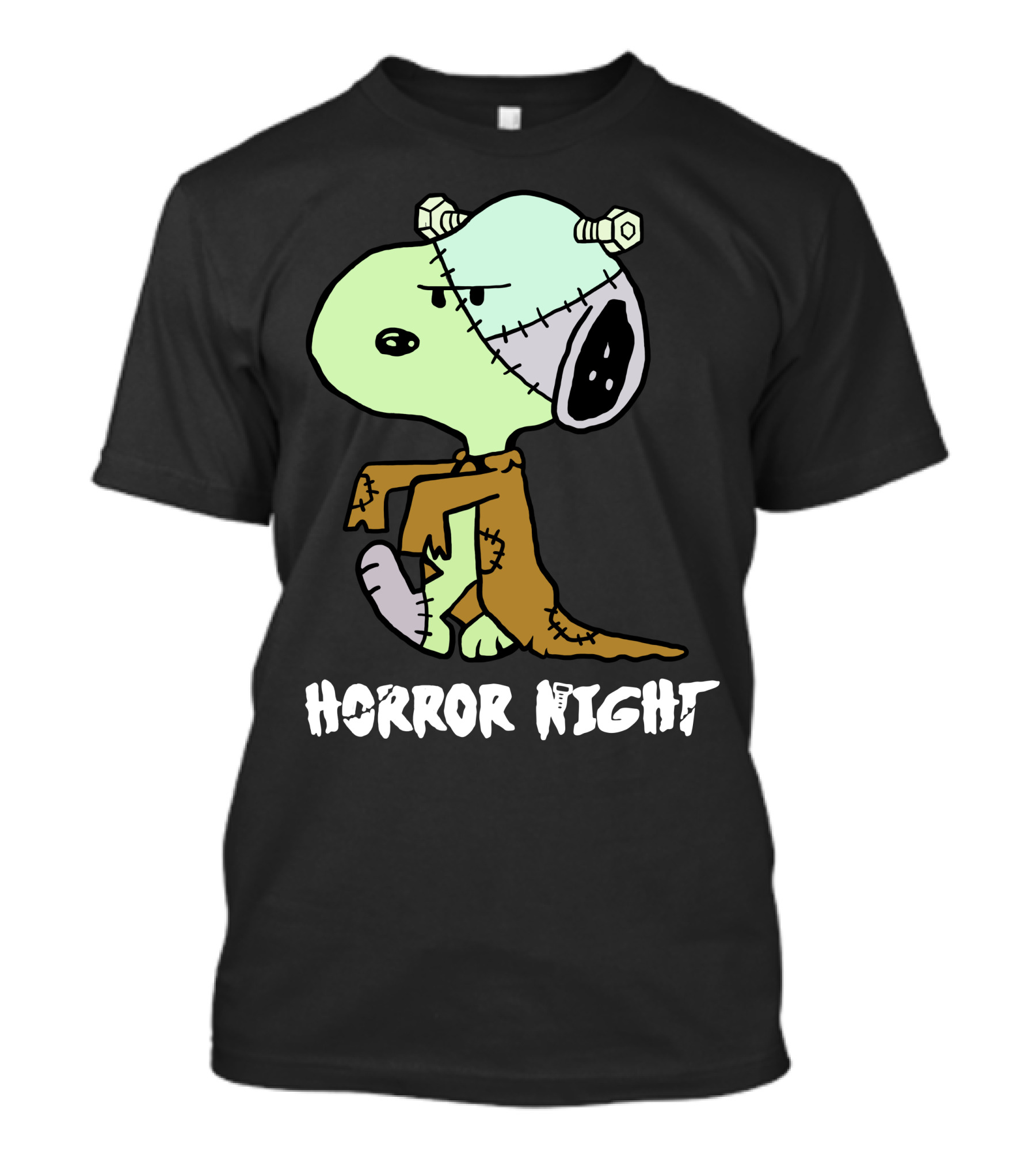 Horror Night Frankenstein Snoopy T-Shirt