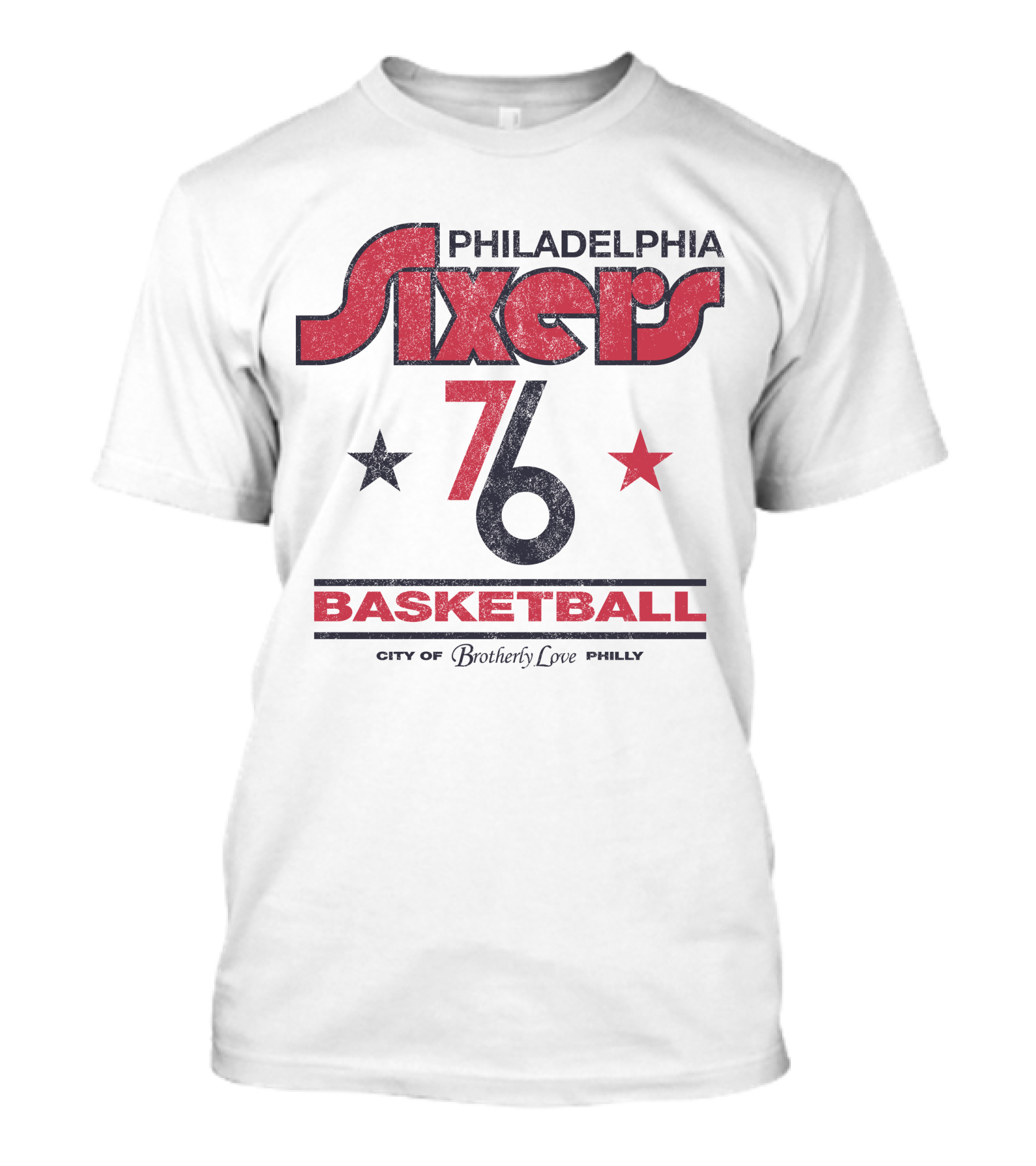 Philadelphia Sixers 76 Basketball City Of Brotherly Love Philly T-Shirt