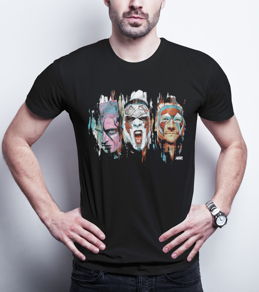 AEW Darby Allin Face Paint Trio T-Shirt