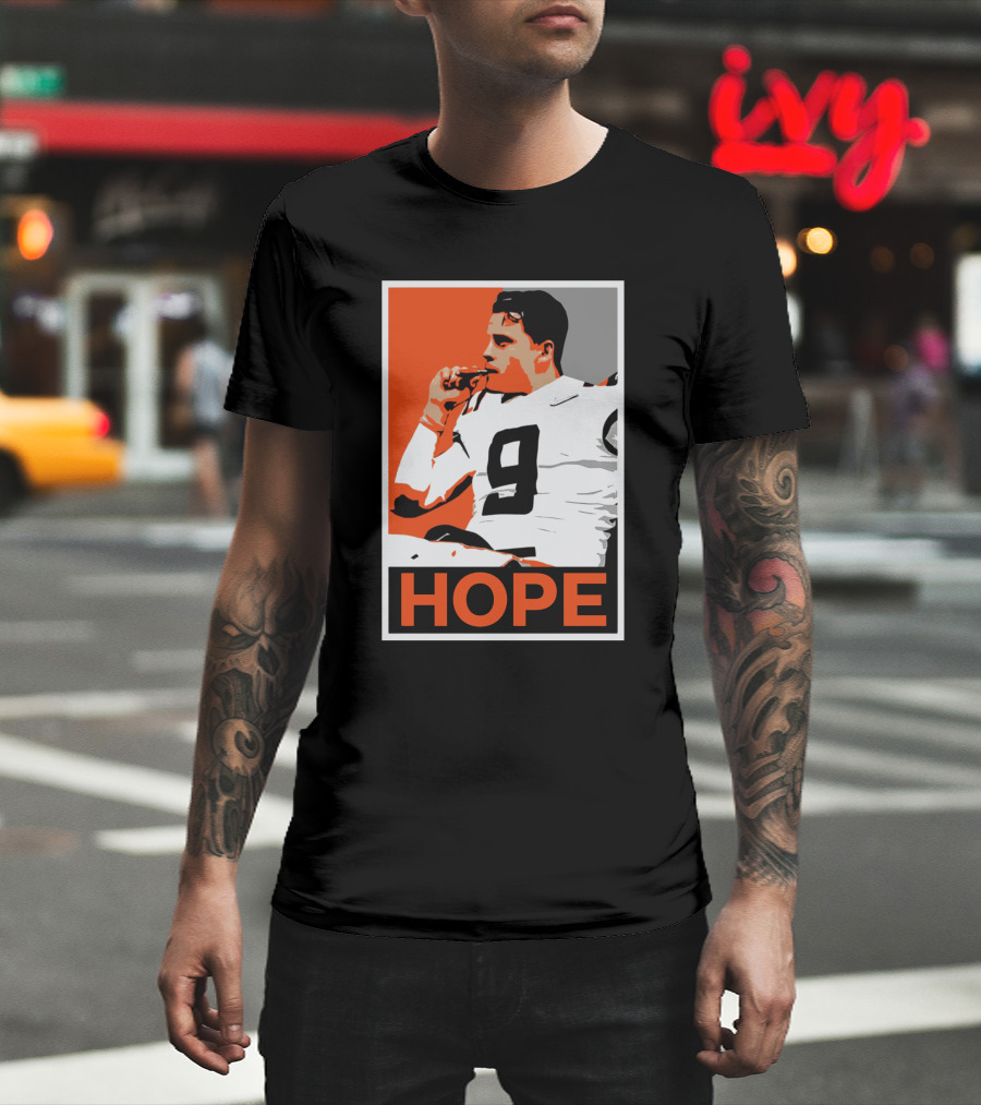 Joe Burrow Cigar Champ Hope T-Shirt