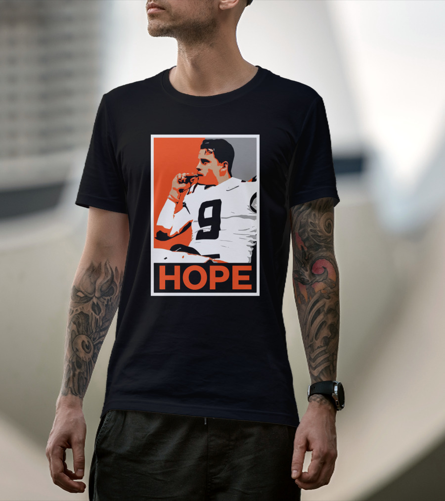 Joe Burrow Cigar Champ Hope T-Shirt