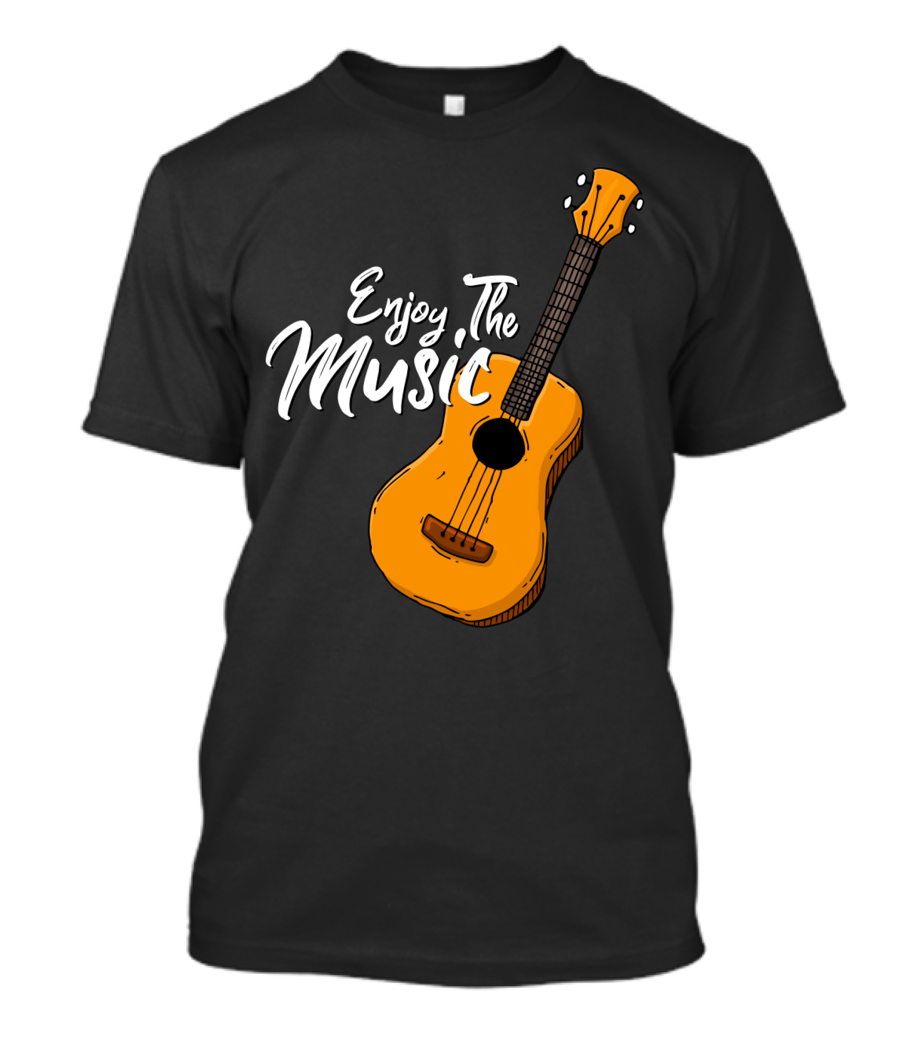 Enjoy The Music Acoustic Guitar T-Shirt