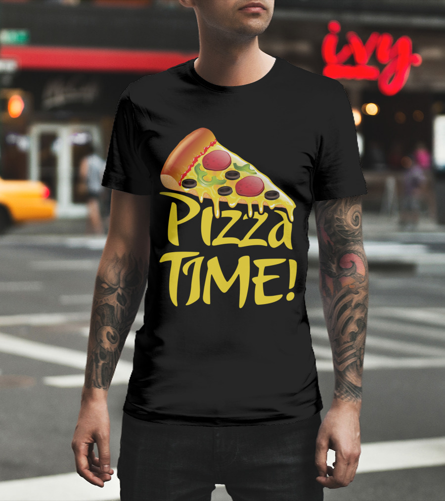Pizza Everyday Time Pizza Time Slice T-Shirt