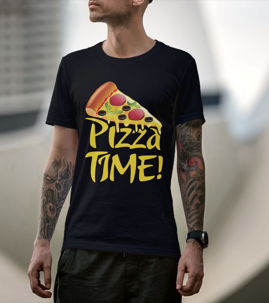 Pizza Everyday Time Pizza Time Slice T-Shirt