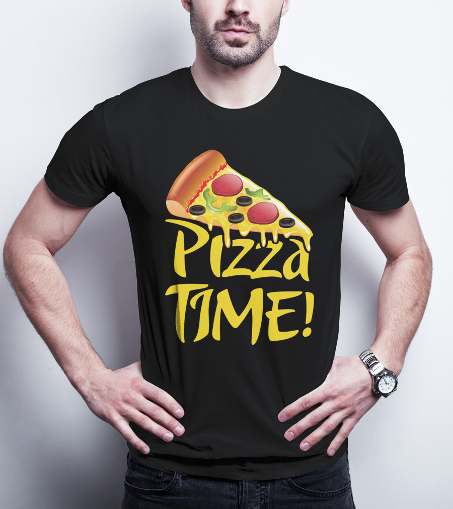 Pizza Everyday Time Pizza Time Slice T-Shirt