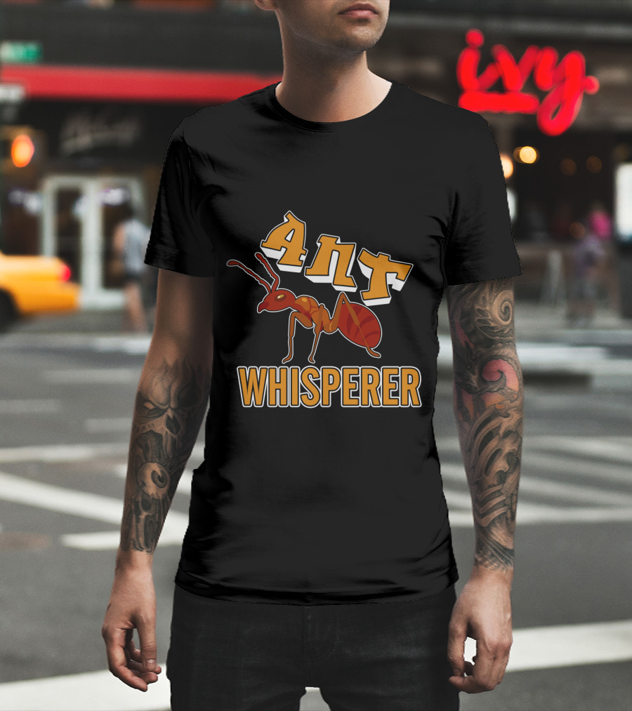 Ant Whisperer Red Ant Cartoon T-Shirt