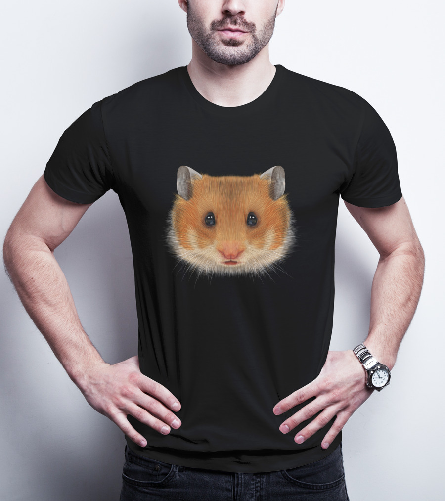 Hamster Face Close-Up T-Shirt