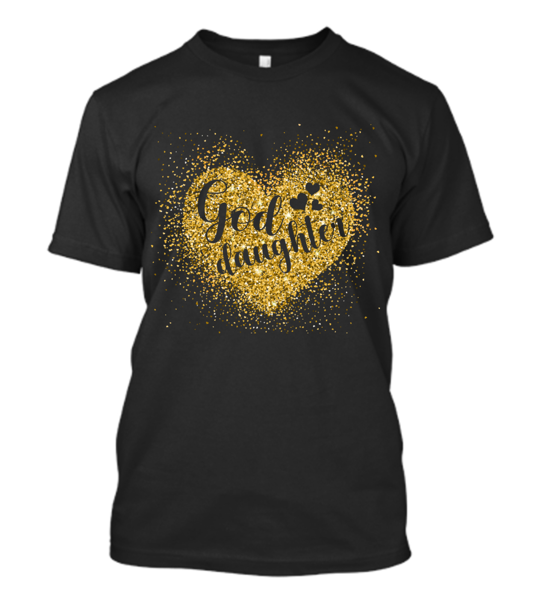 Goddaughter Heart Glitter Sparkles With Love T-Shirt