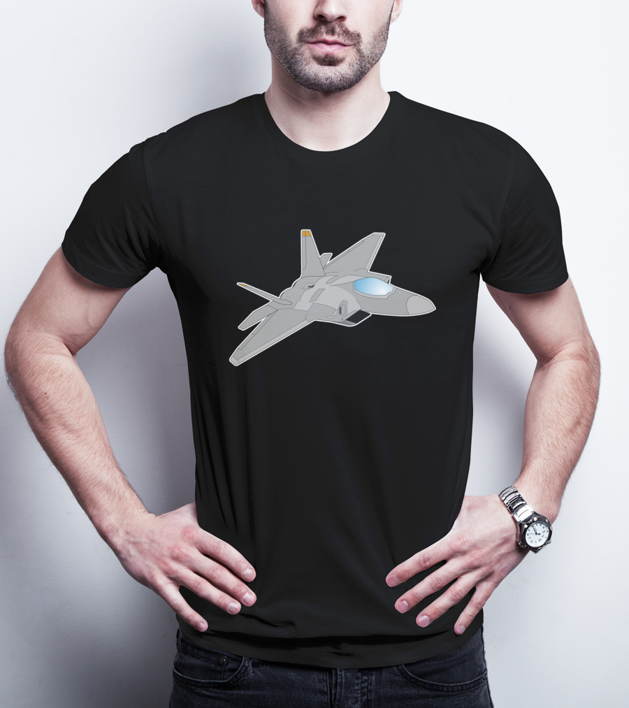 Airplane Force Fighter Combat Military F22 Raptor Jet T-Shirt