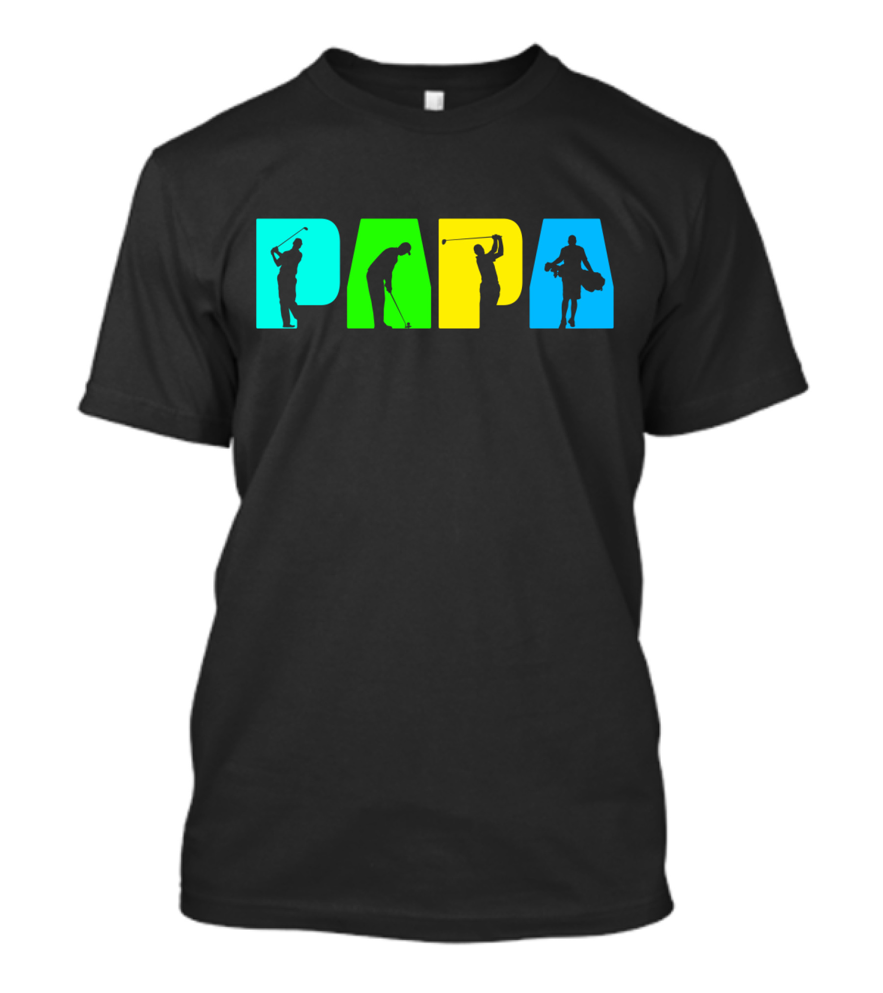 PAPA Retro Golf Silhouette Collection T-Shirt
