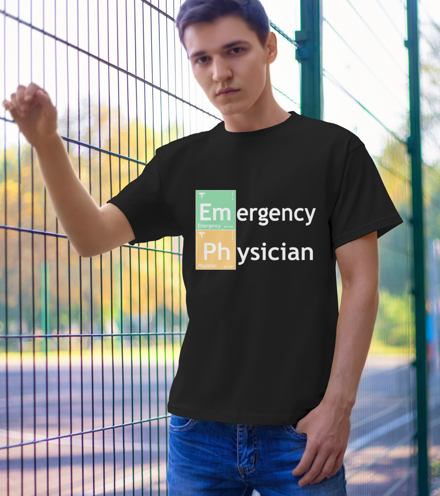 Emergency Medicine Ph Physician Periodic Table T-Shirt