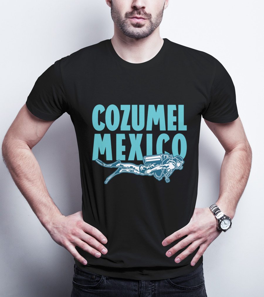 Cozumel Mexico Scuba Diver Adventure T-Shirt