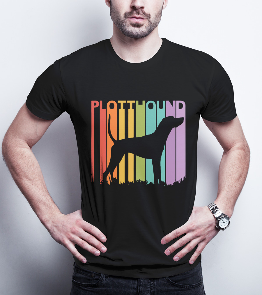 Plott Hound Rainbow T-Shirt