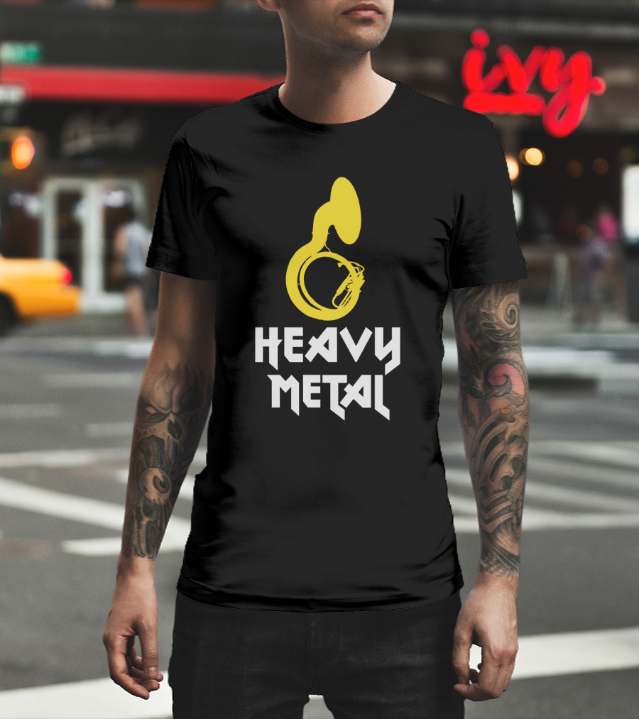 Heavy Metal Sousaphone Fun Marching Band T-Shirt