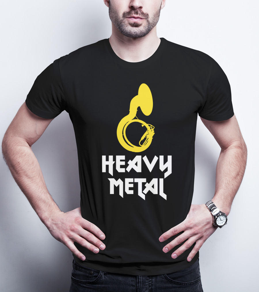 Heavy Metal Sousaphone Fun Marching Band T-Shirt