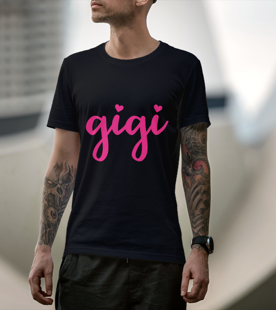 Gigi With Hearts For Grandma T-Shirt